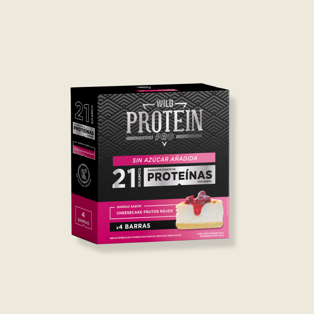 Barrita de Proteína Berries Cheesecake Wild Protein Pro | Wild Foods