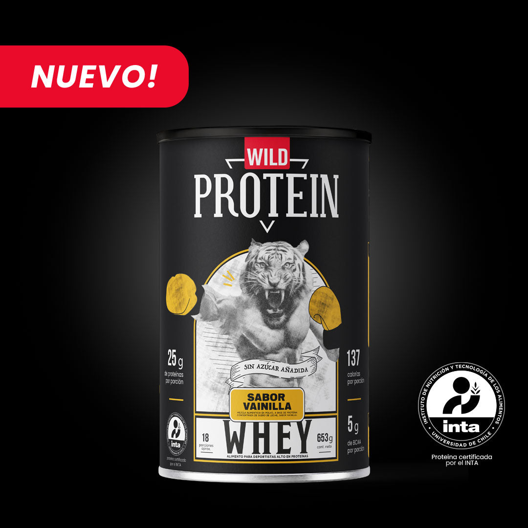 Wild Protein Whey Sabor Vainilla 653 g – Wild Foods