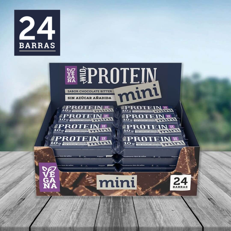 Barrita Wild Protein Mini Chocolate Bitter Wild Protein | Wild Foods