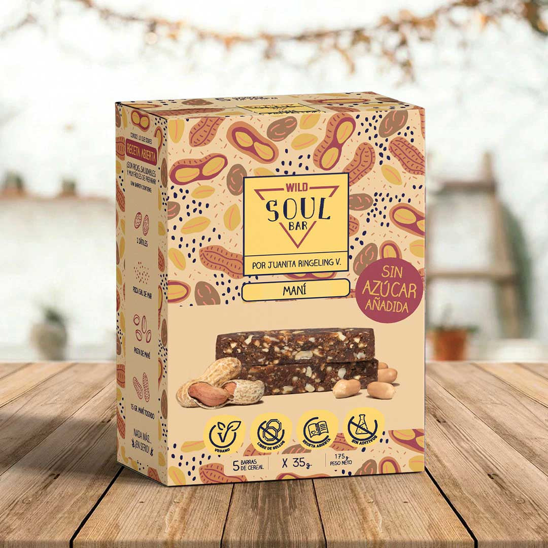 Barrita sabor Mani Wild Soul | Wild Foods