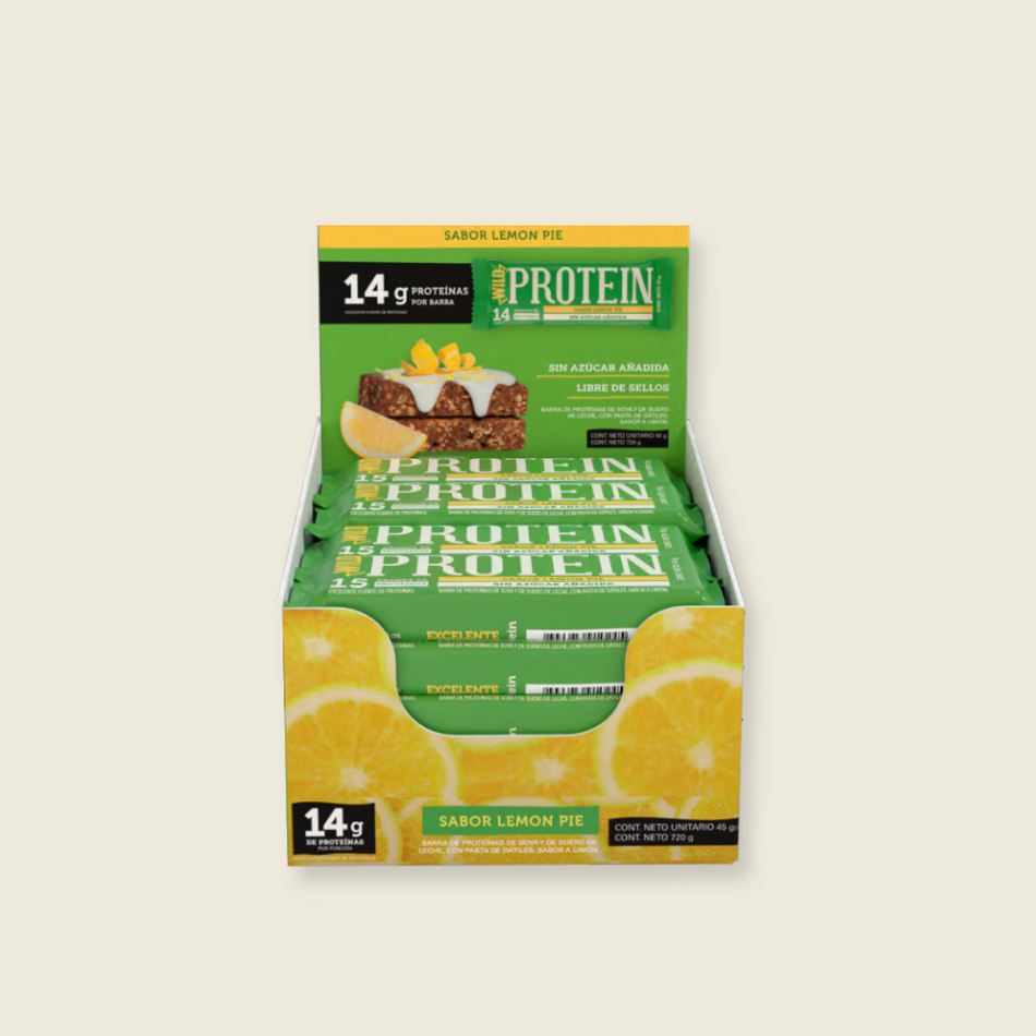 Wild Protein Lemon Pie 16 unidades – Wild Foods