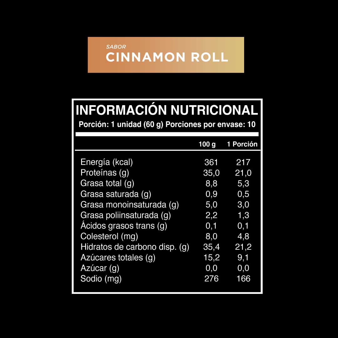 Barrita de Proteína Cinnamon Roll Wild Protein Pro | Wild Foods