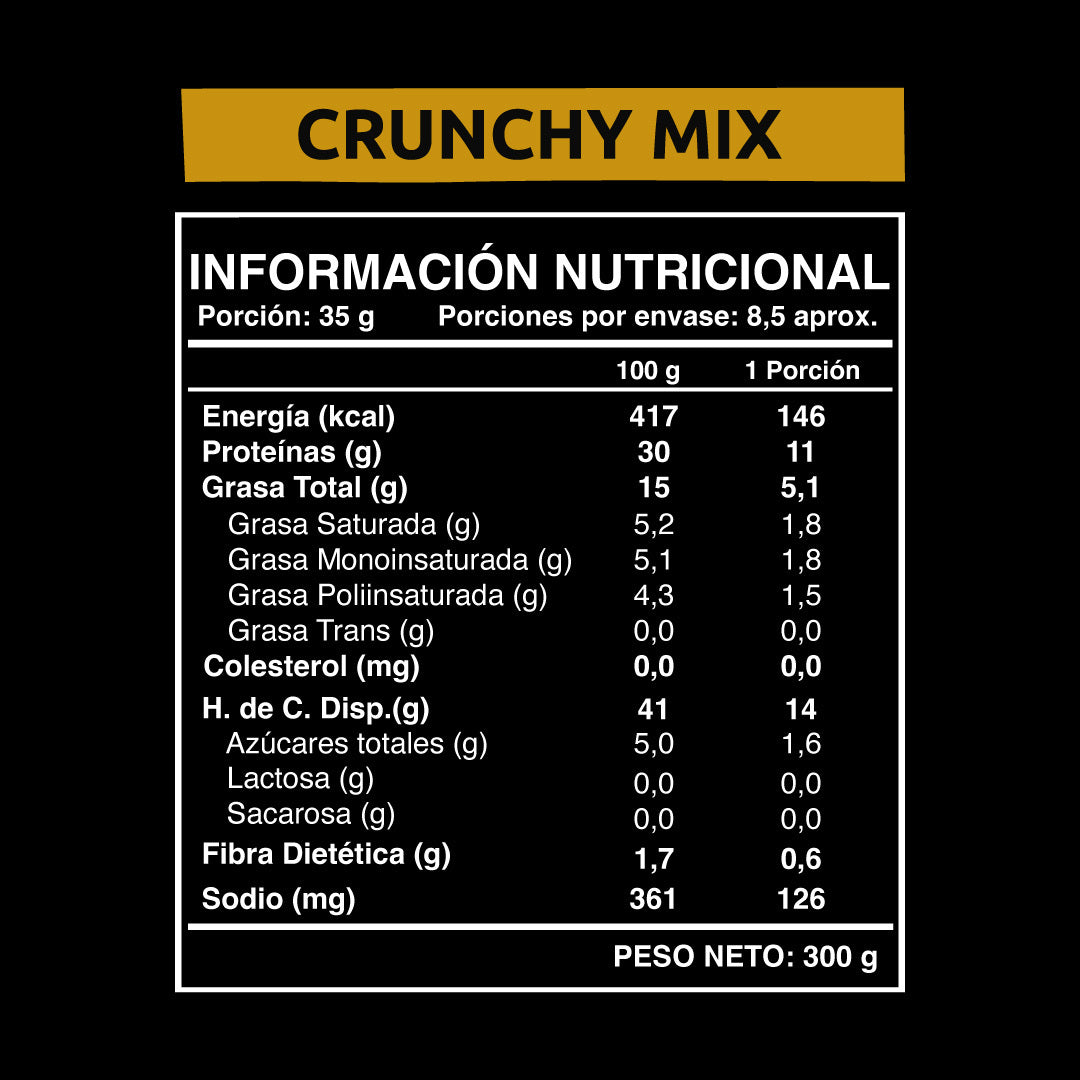 Granola Proteica Crunchy Mix Wild Protein 300 g | Wild Foods