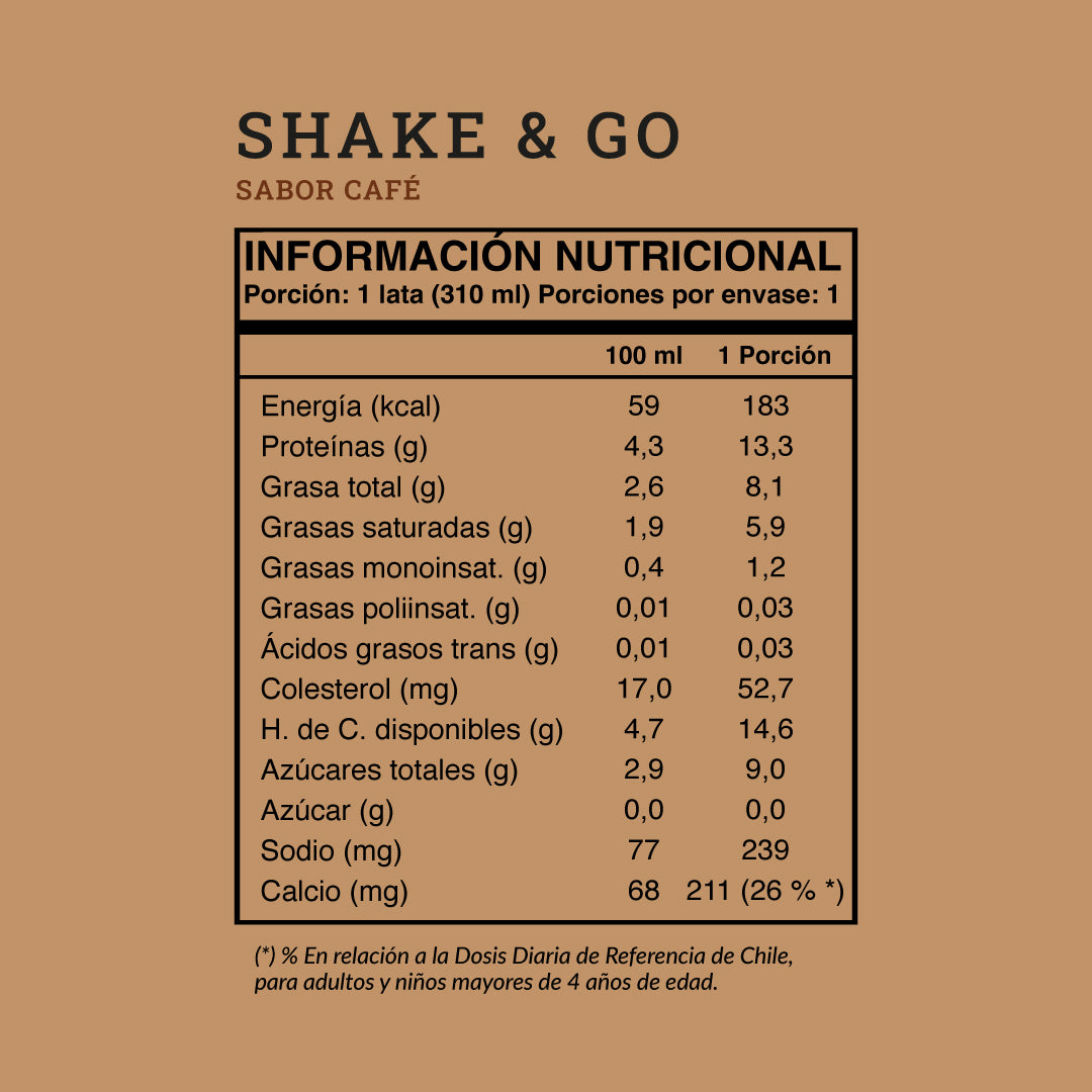 Batido Proteico Shake&Go Coffee Wild Protein 330 ml | 12 unidades | Wild Foods